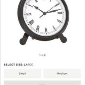 Accents | Potter Barn Table Top Battery Operated Clock | Poshmark